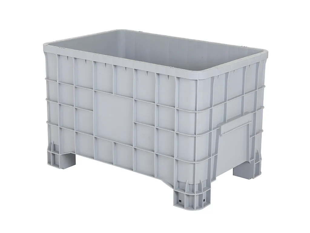 GEO BOX plastic palletbox - 1000 x 600 mm - closed on 6 feet - Transoplast