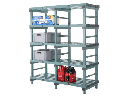 Plastic rack (Euro rack) - 2000 x 600 x H 1520 mm - Transoplastshop