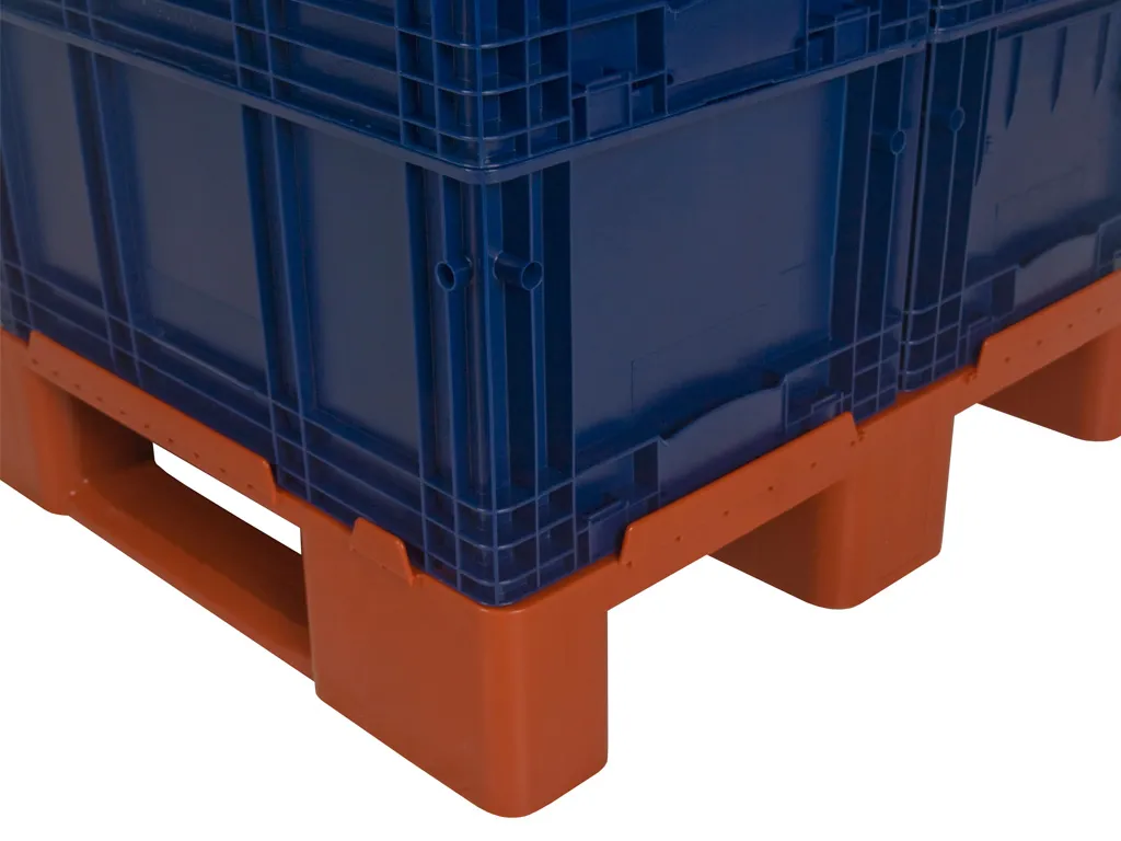 D1 pallet met extra hoge randen - Transoplast