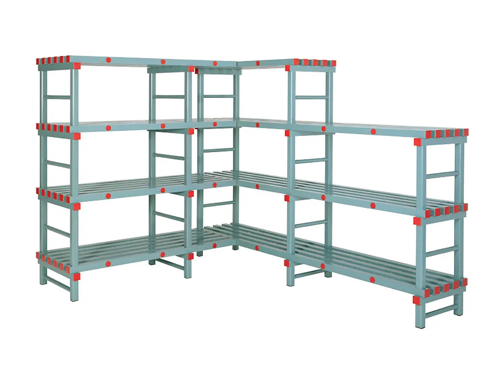 Corner setup for racks - Transoplast