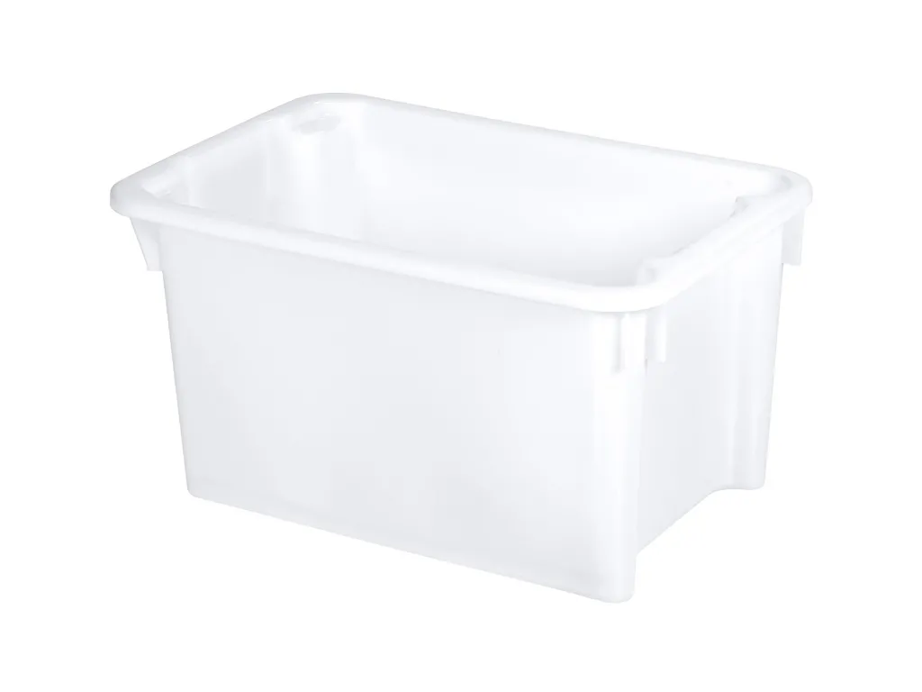 Stackable-nestable Euro container - 600 x 400 x H 325 mm - Transoplast