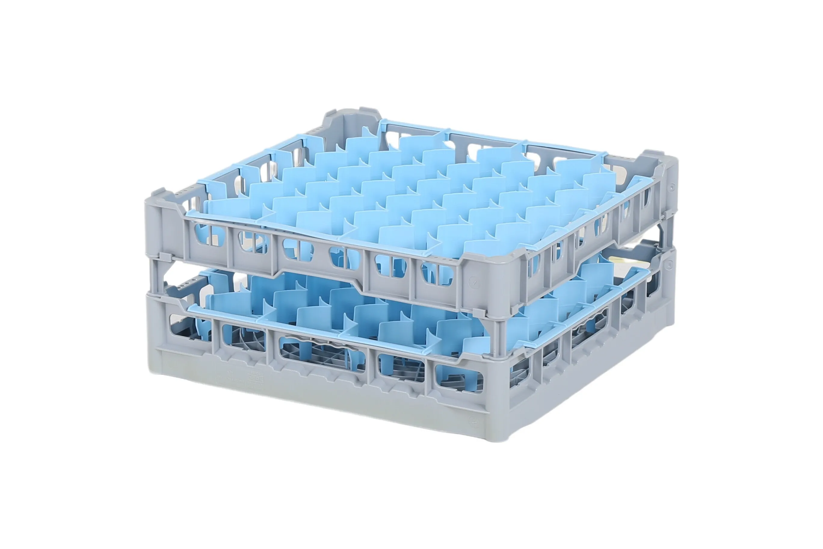 Gläserkorb 500x500mm - maximale Glashöhe 210 mm - mit blauer 44er ...