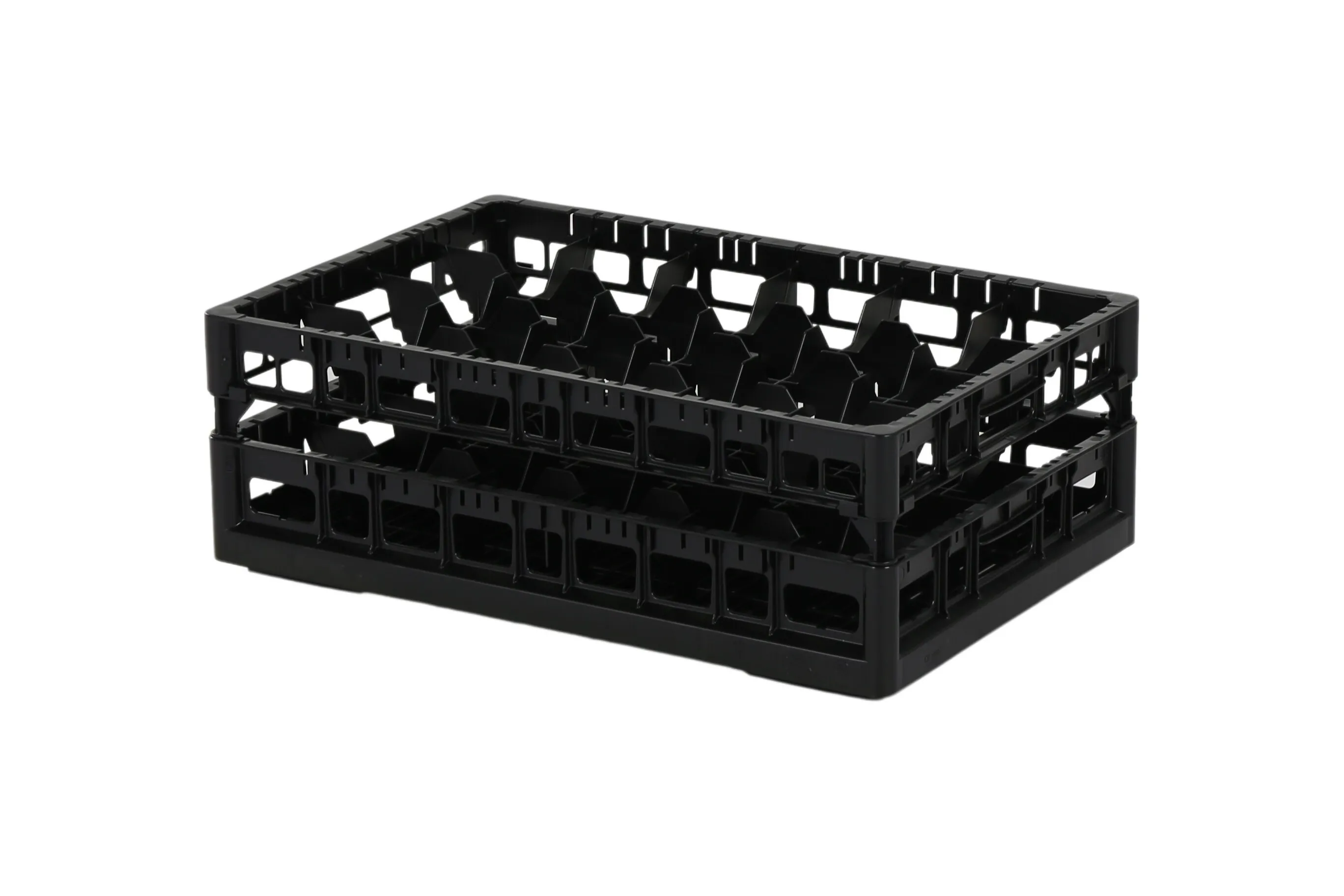 Clixrack Glass basket 600 x 400 mm black - glass height max. 200 mm ...