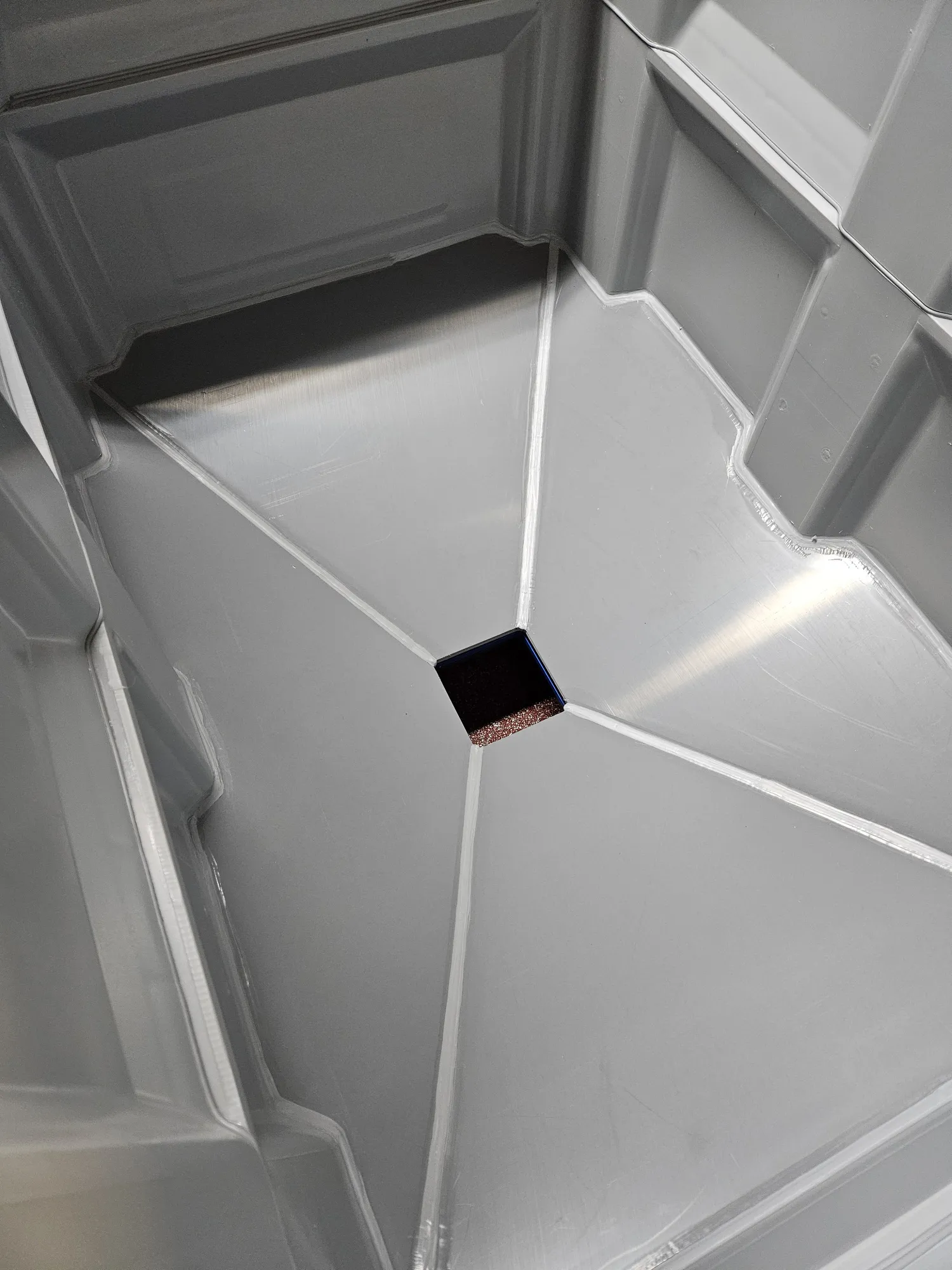 Funnel base pallet box BIGBOX - 1200 x 800 mm - 850 liter - with 120 mm ...