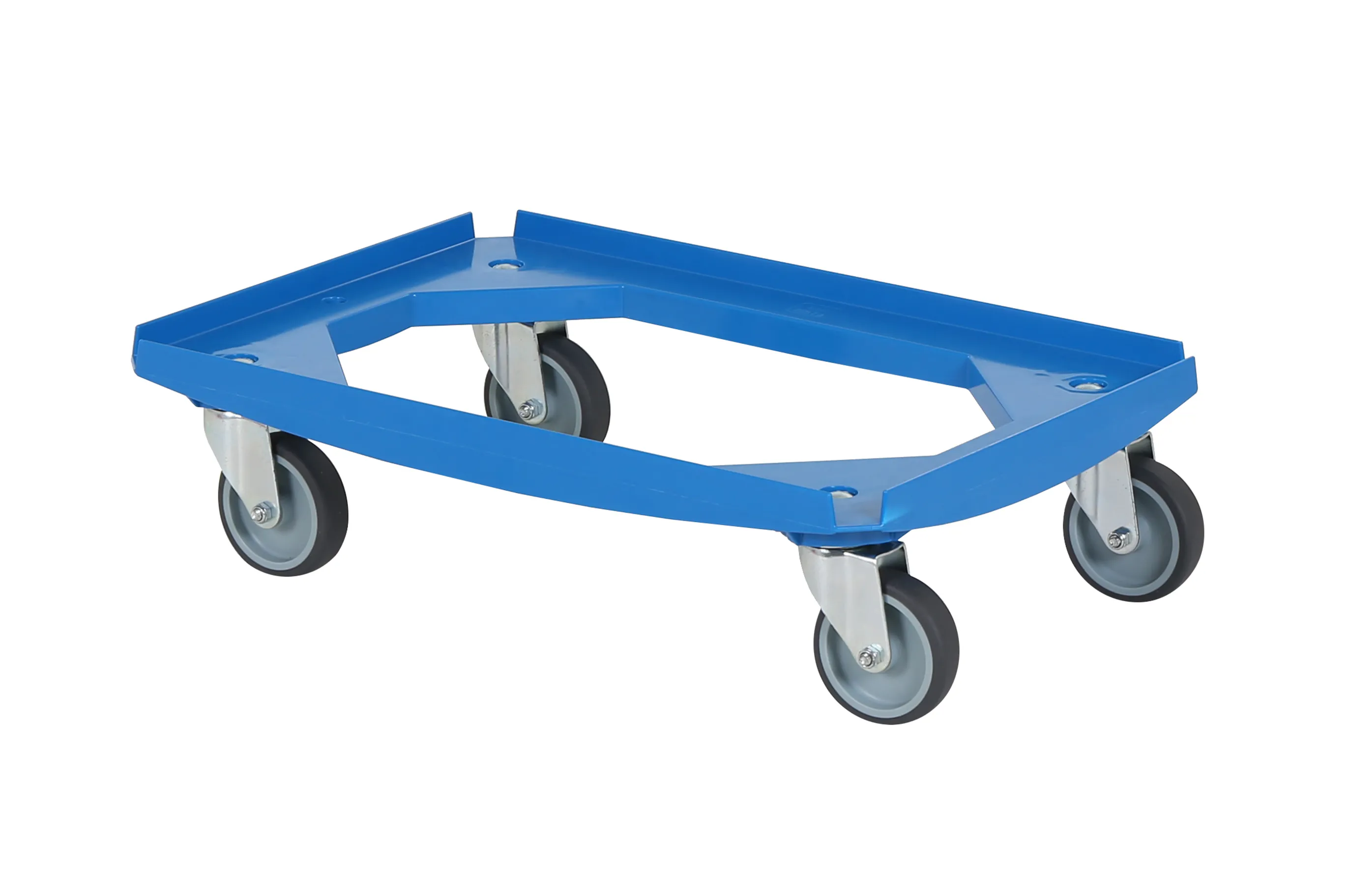 Plastic trolley (610 x 410 x 200 mm) - blue - Transoplastshop