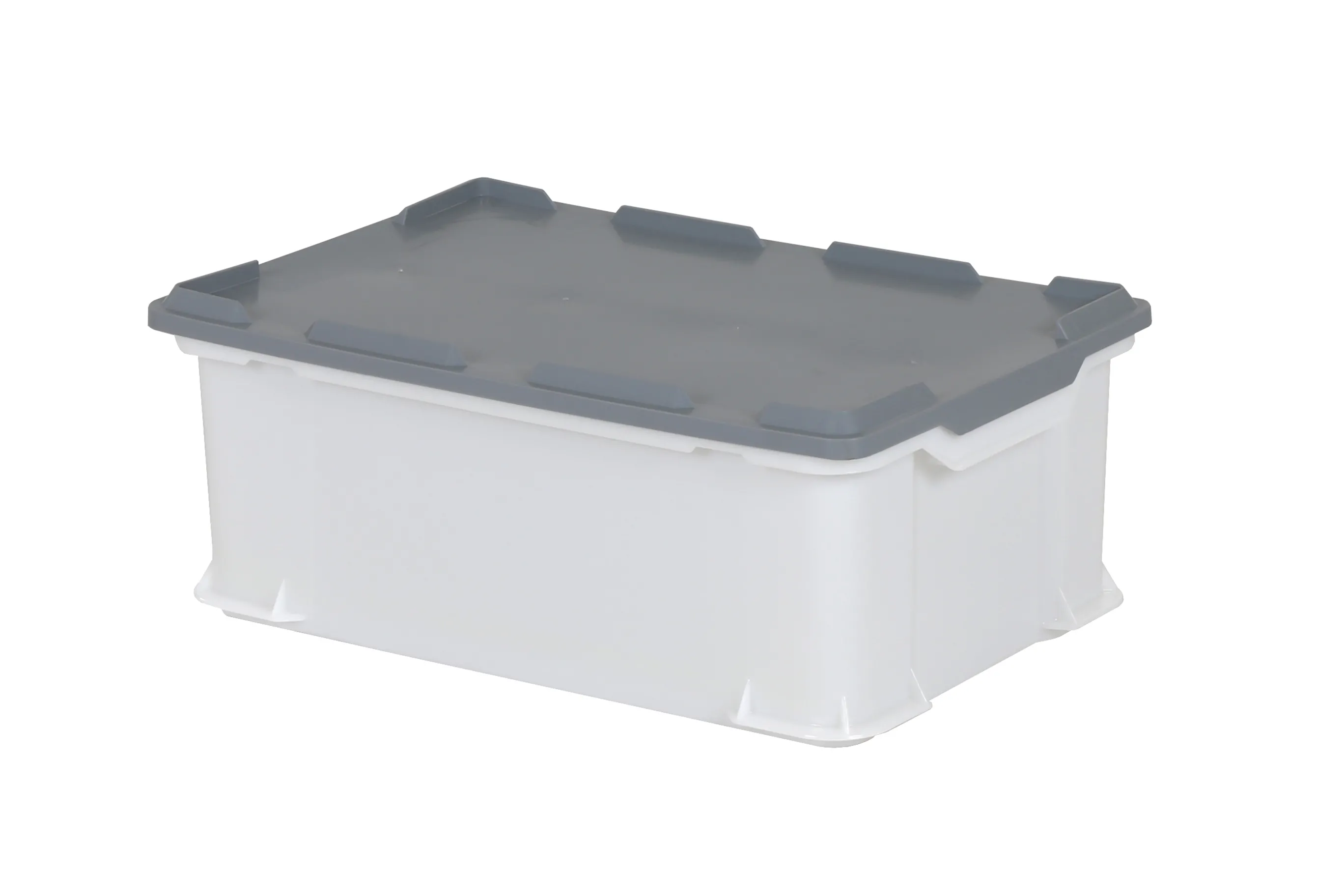 UNIBOX stacking bin - 600 x 400 x H 225 mm - white - Transoplastshop
