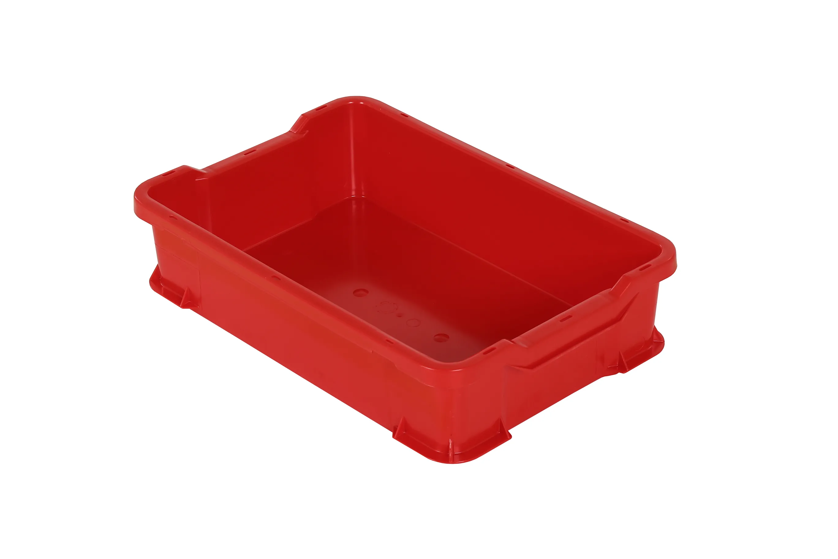 UNIBOX stacking bin - 600 x 400 x H 145 mm - red - Transoplastshop