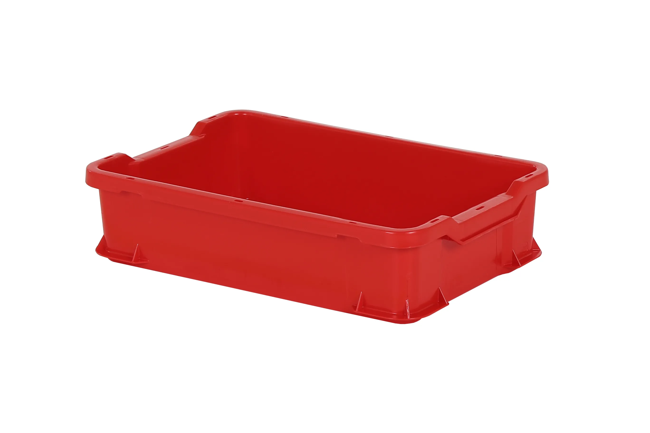 UNIBOX stacking bin - 600 x 400 x H 145 mm - red - Transoplast