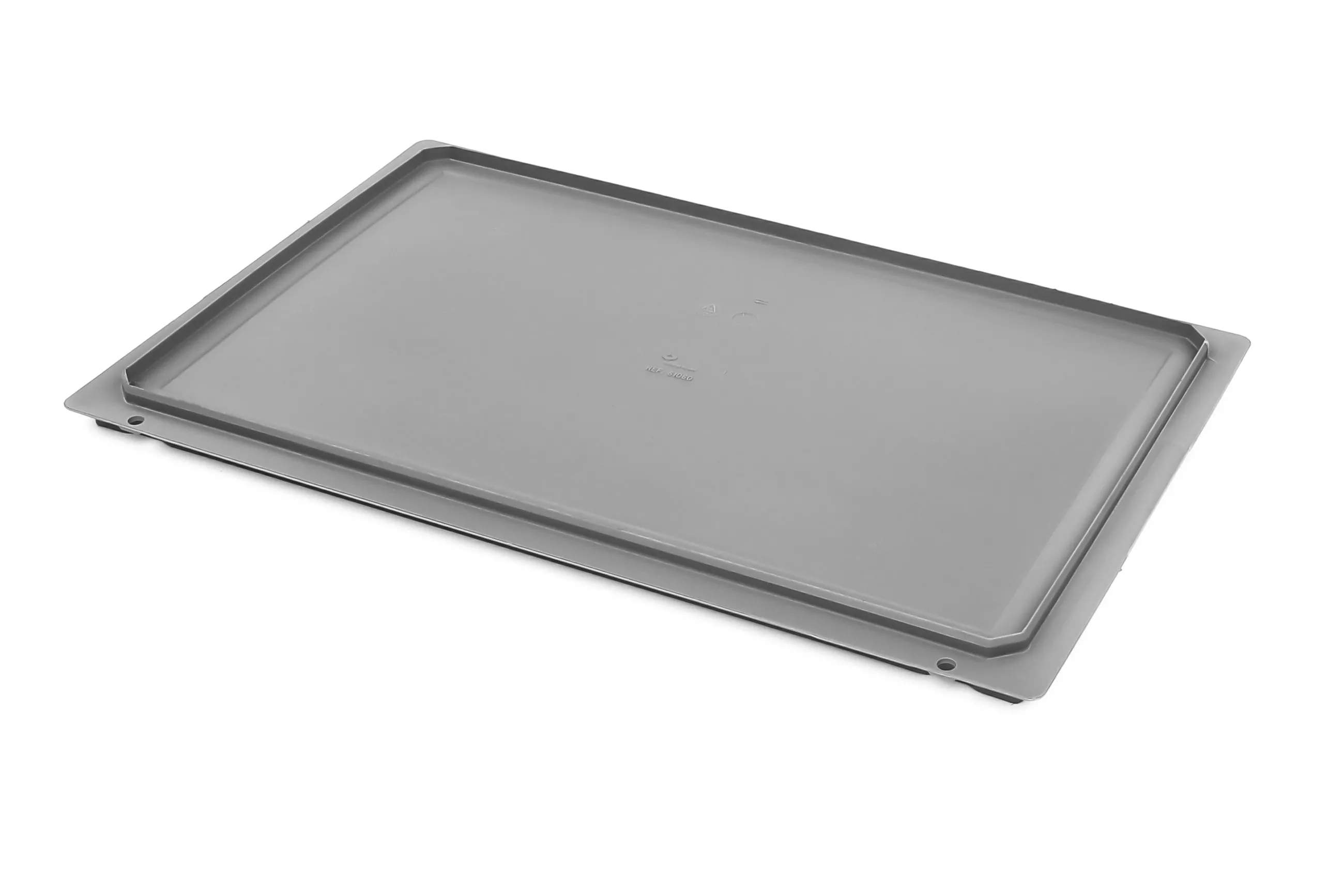 Lid for euro containers - 600 x 400 mm - grey - Transoplast