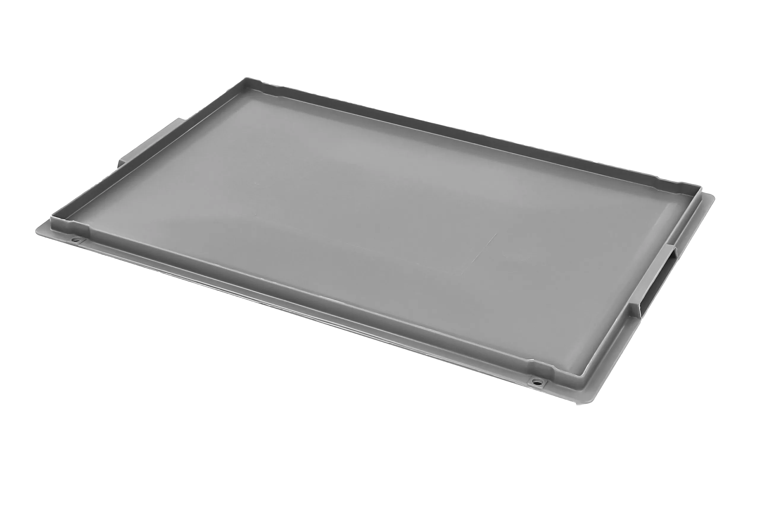 Lid for euro containers - 600 x 400 mm - grey - Transoplast