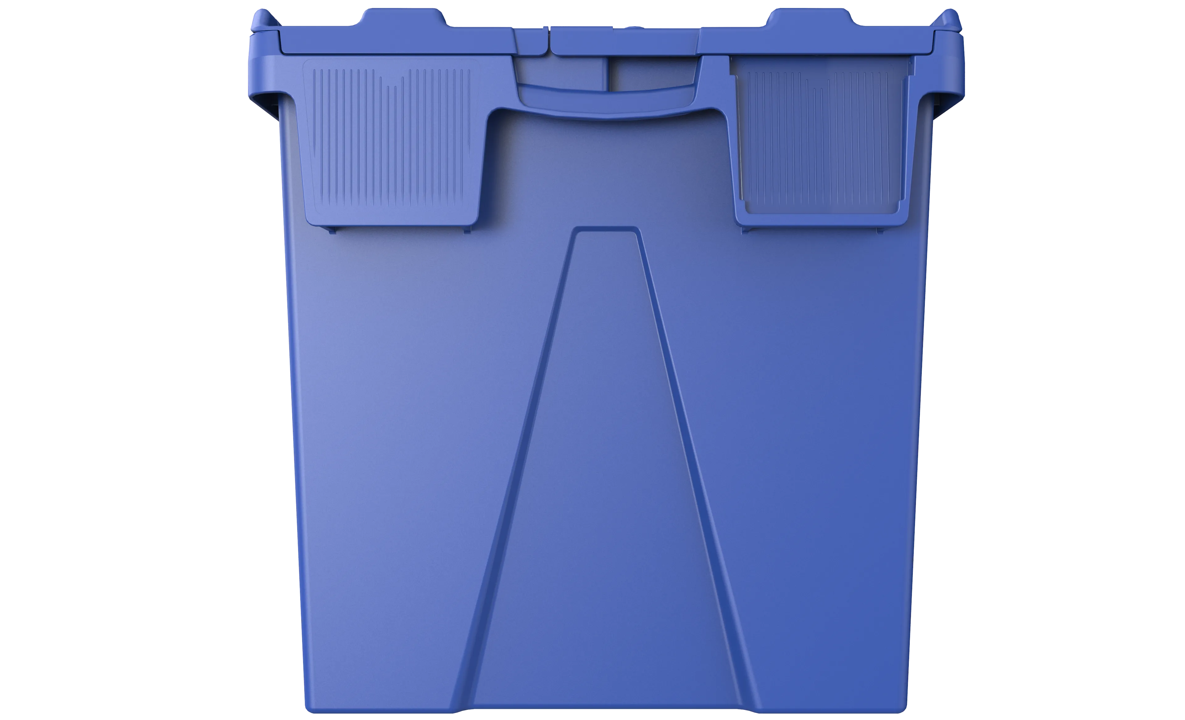Distribution bin - 600 x 400 x H 400 mm - blue - Transoplast