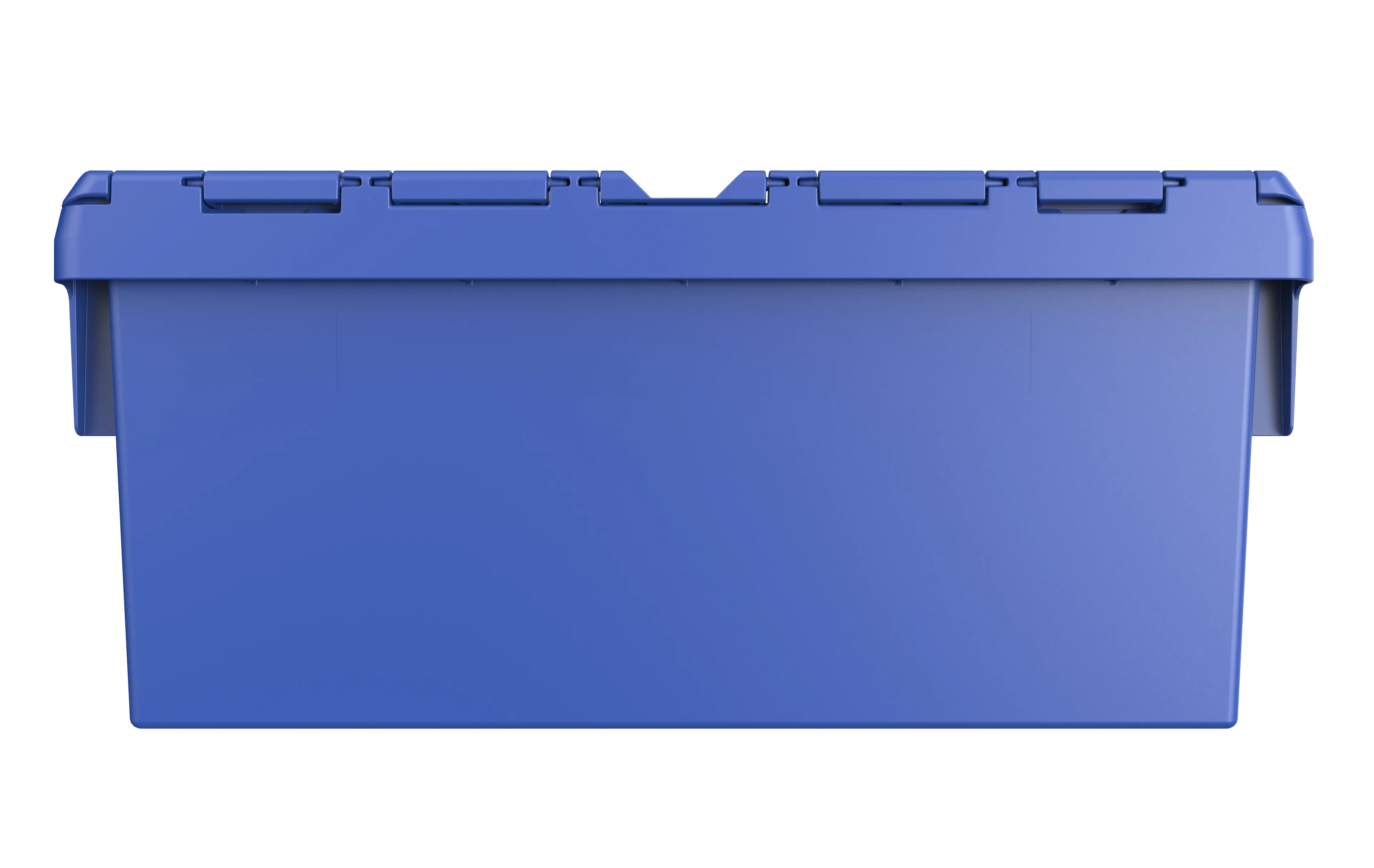 Distribution bin - 600 x 400 x H 264 mm - blue - Transoplast