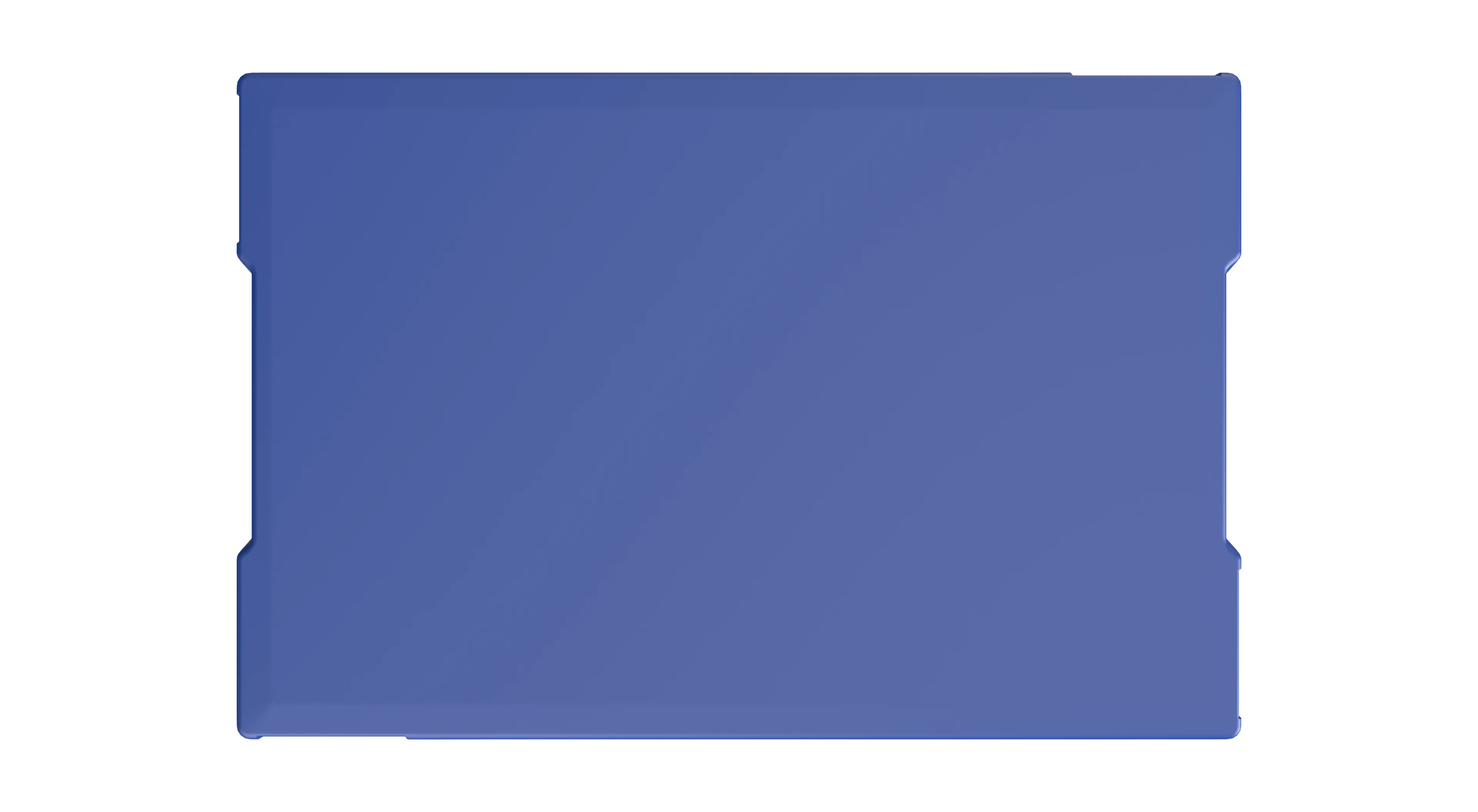 Distribution bin - 600 x 400 x H 367 mm - blue - Transoplast