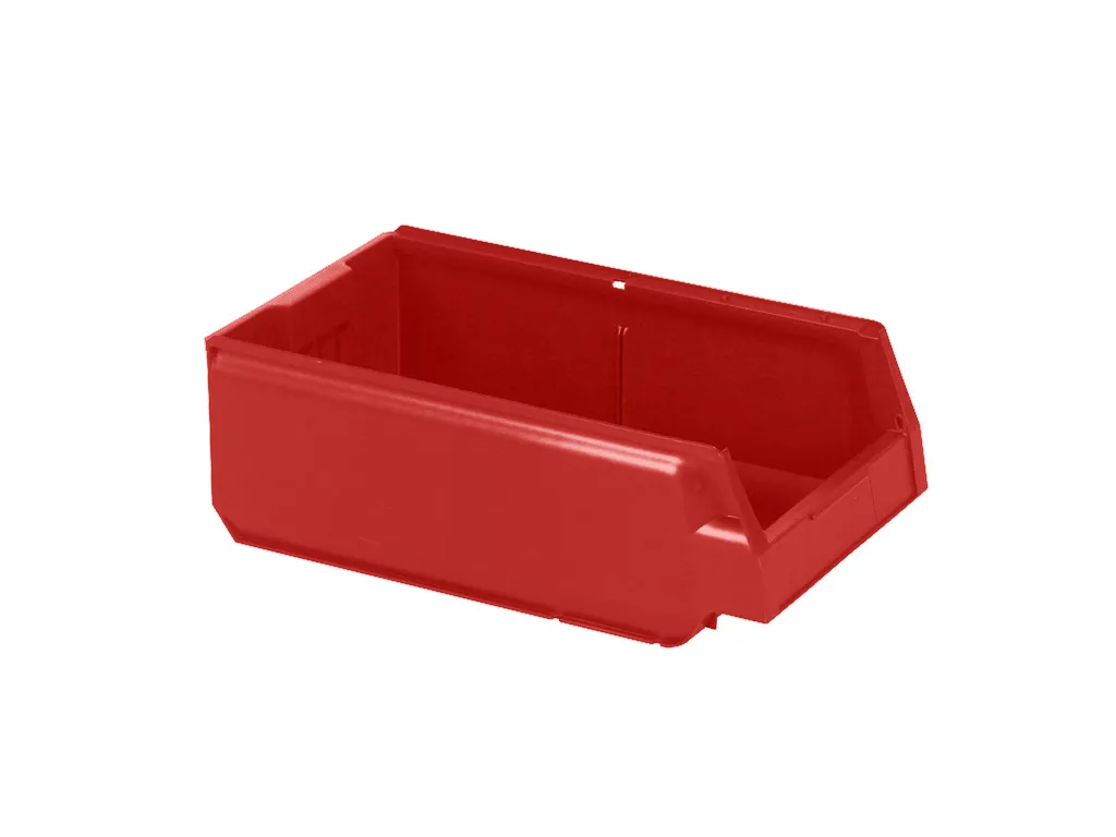 Modular bin - plastic storage bin - type 9068 - red - Transoplast