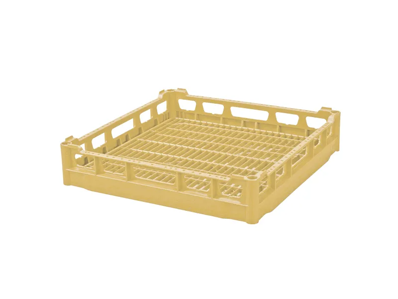 Universal basket sand yellow - internal height 73 mm - Transoplastshop