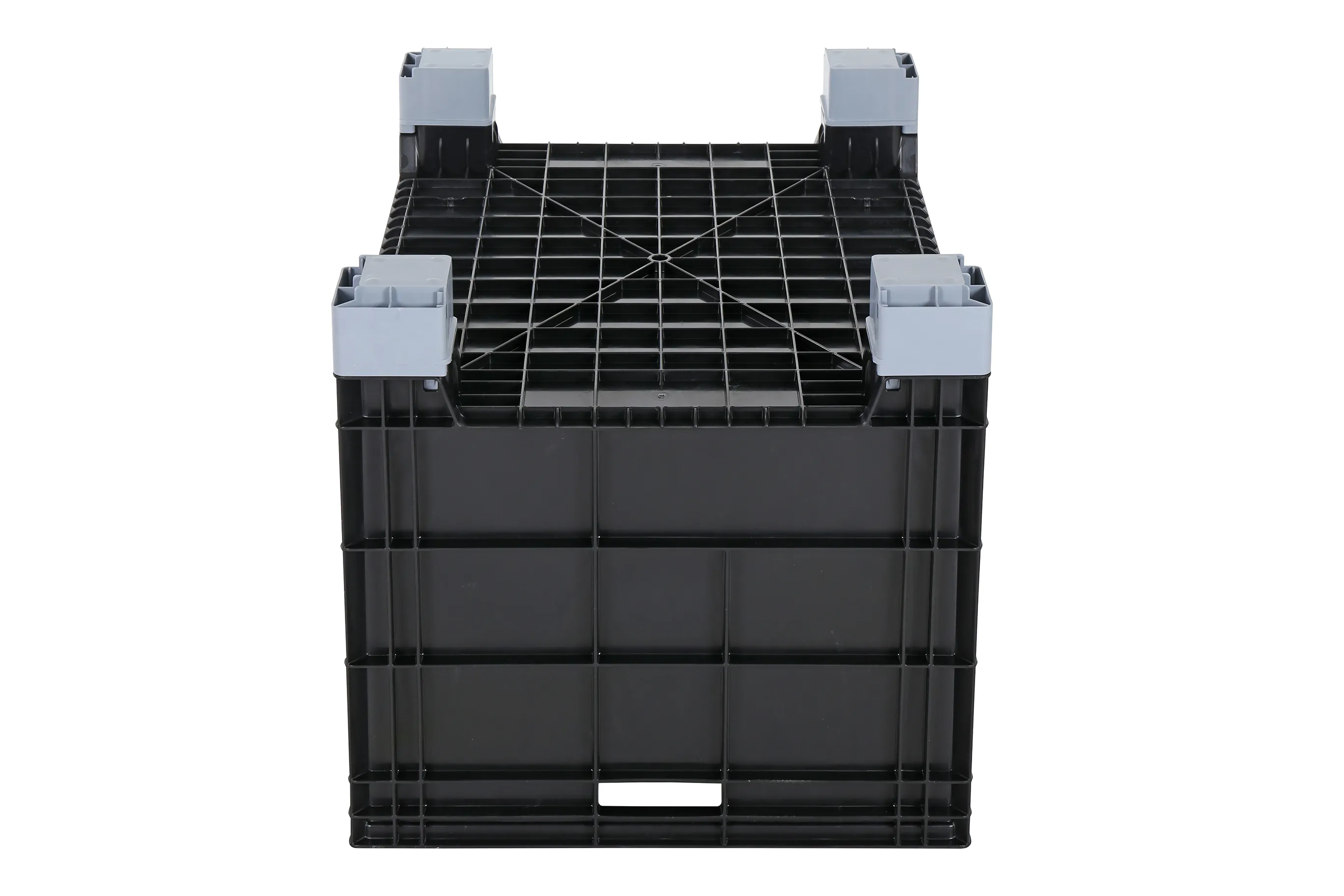 Euronorm stacking bin - 800 x 600 x H 570 mm - black - Transoplastshop