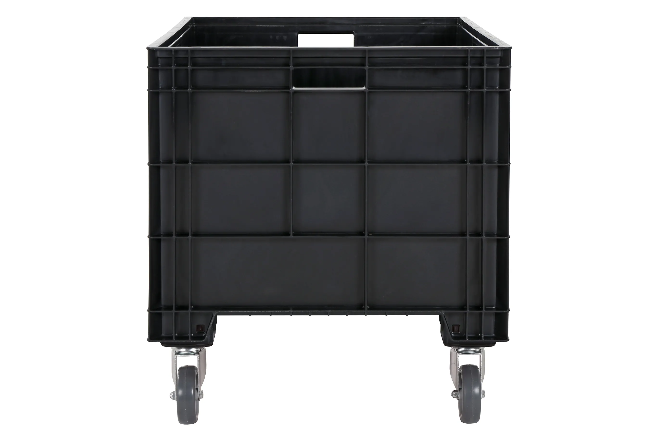 Euronorm stacking bin - 800 x 600 x H 640 mm - black - Transoplastshop