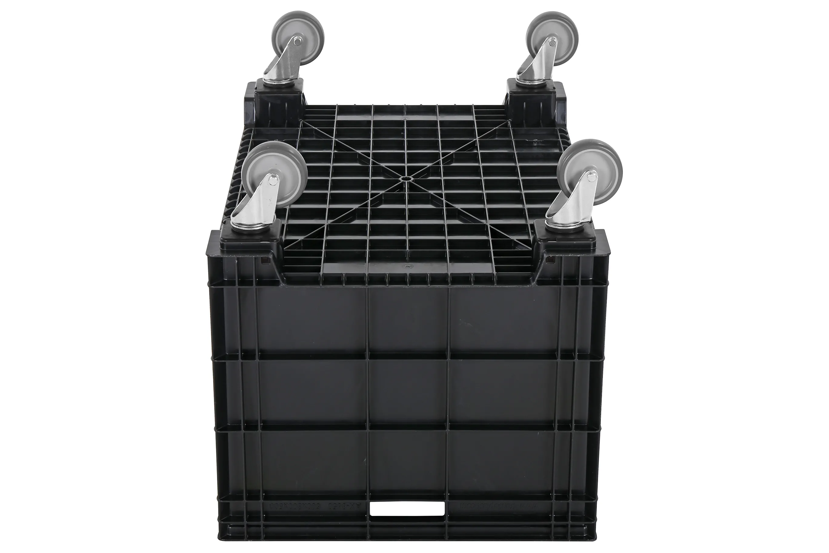 Euronorm stacking bin - 800 x 600 x H 640 mm - black - Transoplastshop