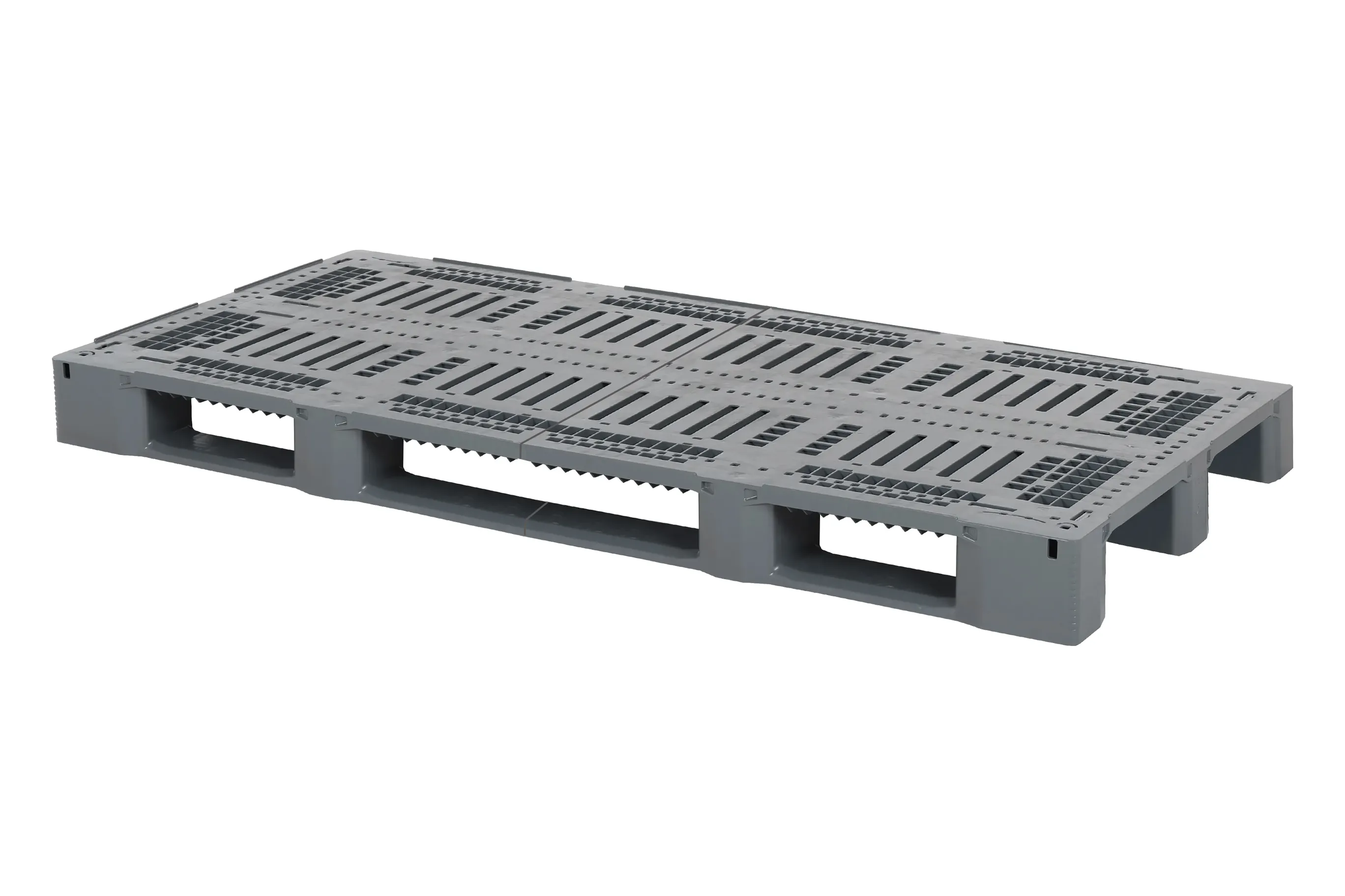 Kunststoffpalette E3-DUO ECO - 2000 x 1000 mm - mit umlaufenden 5-mm ...