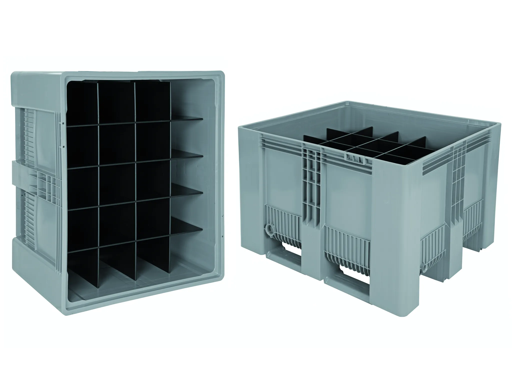 Palettenbox mit Facheinteilung - Transoplast