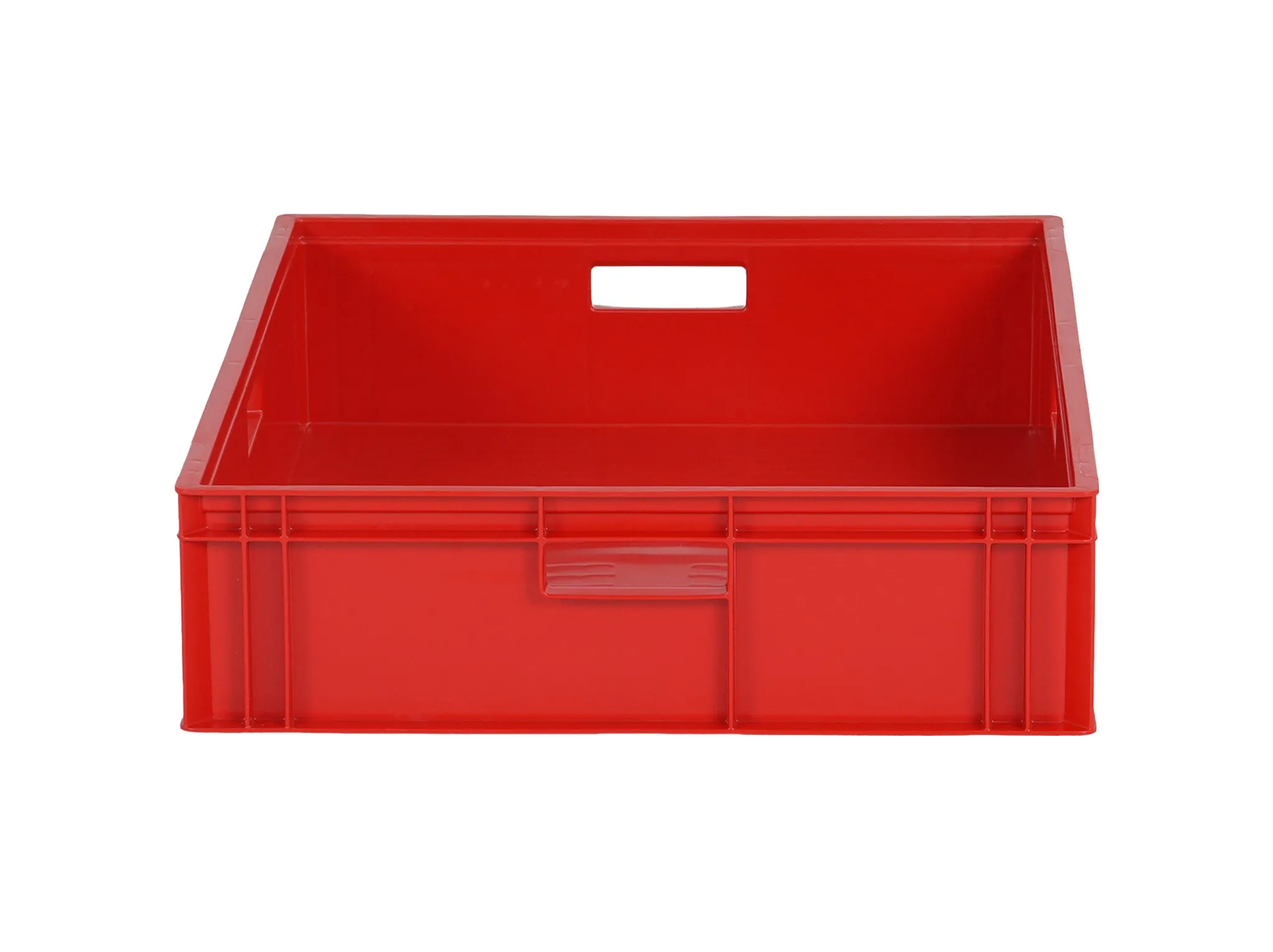 Euronorm stacking bin - 800 x 600 x H 174 mm - red - Transoplastshop