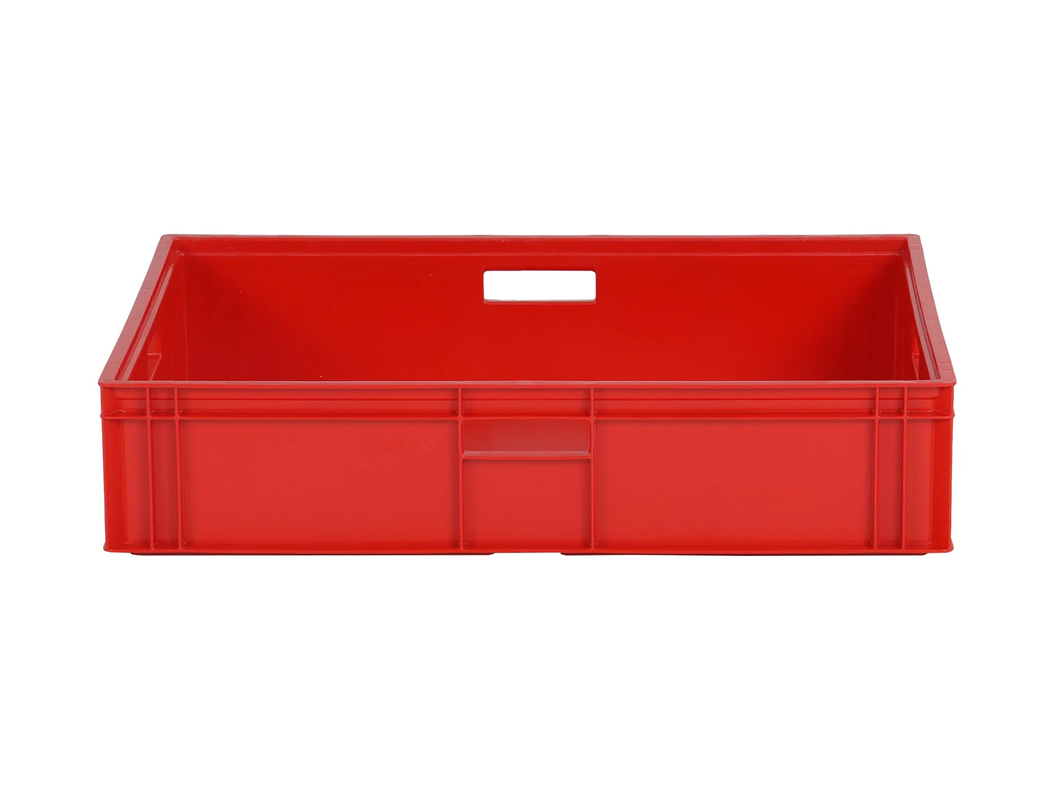 Euronorm stacking bin - 800 x 600 x H 174 mm - red - Transoplastshop