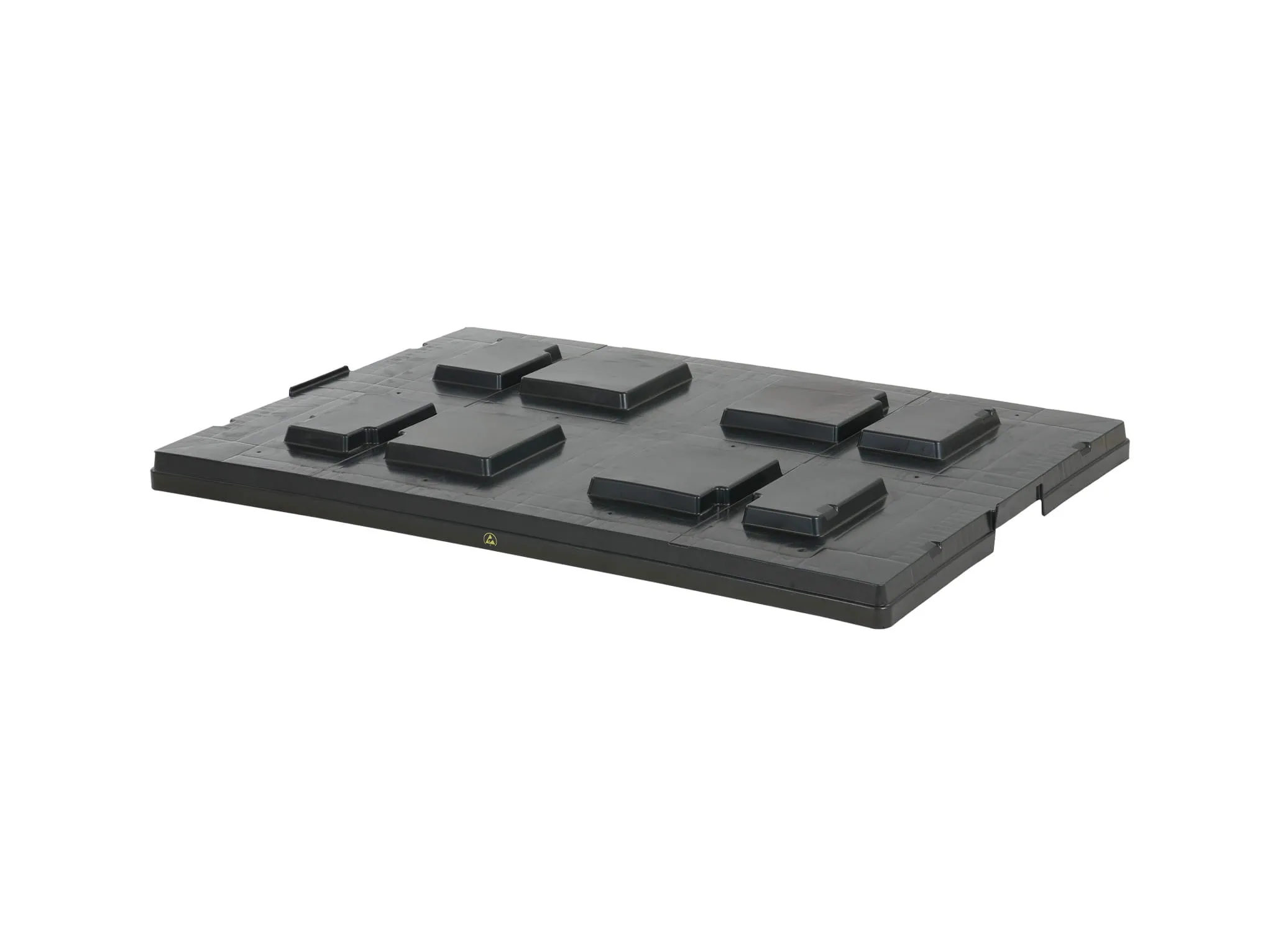 ESD pallet lid 1200 × 800 mm - for use with Euro standard bins - ESD ...