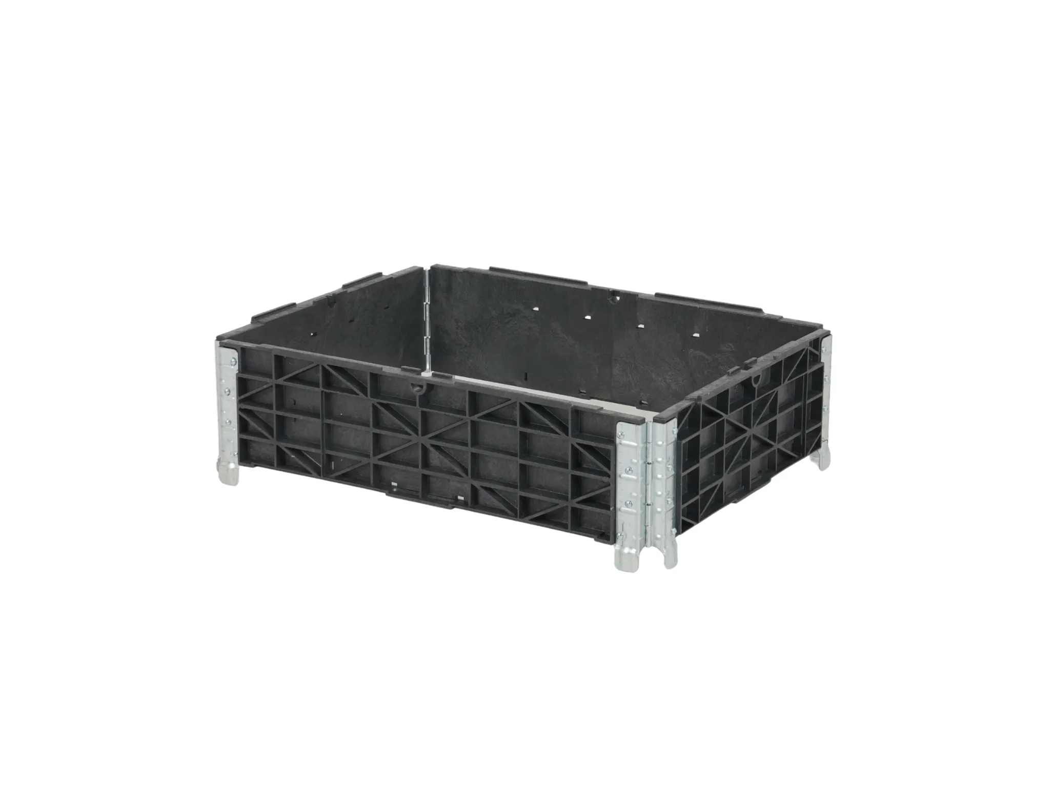 Pallet collar 60600 - foldable - 4 hinges (galvanised) - 800 × 600 mm ...
